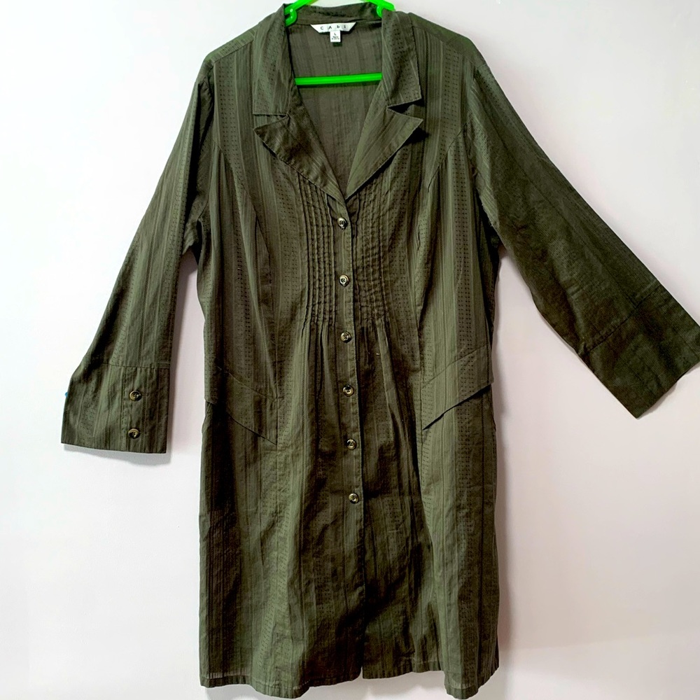 Cabi Semi-Transparent Dress With Cool Details - Gem